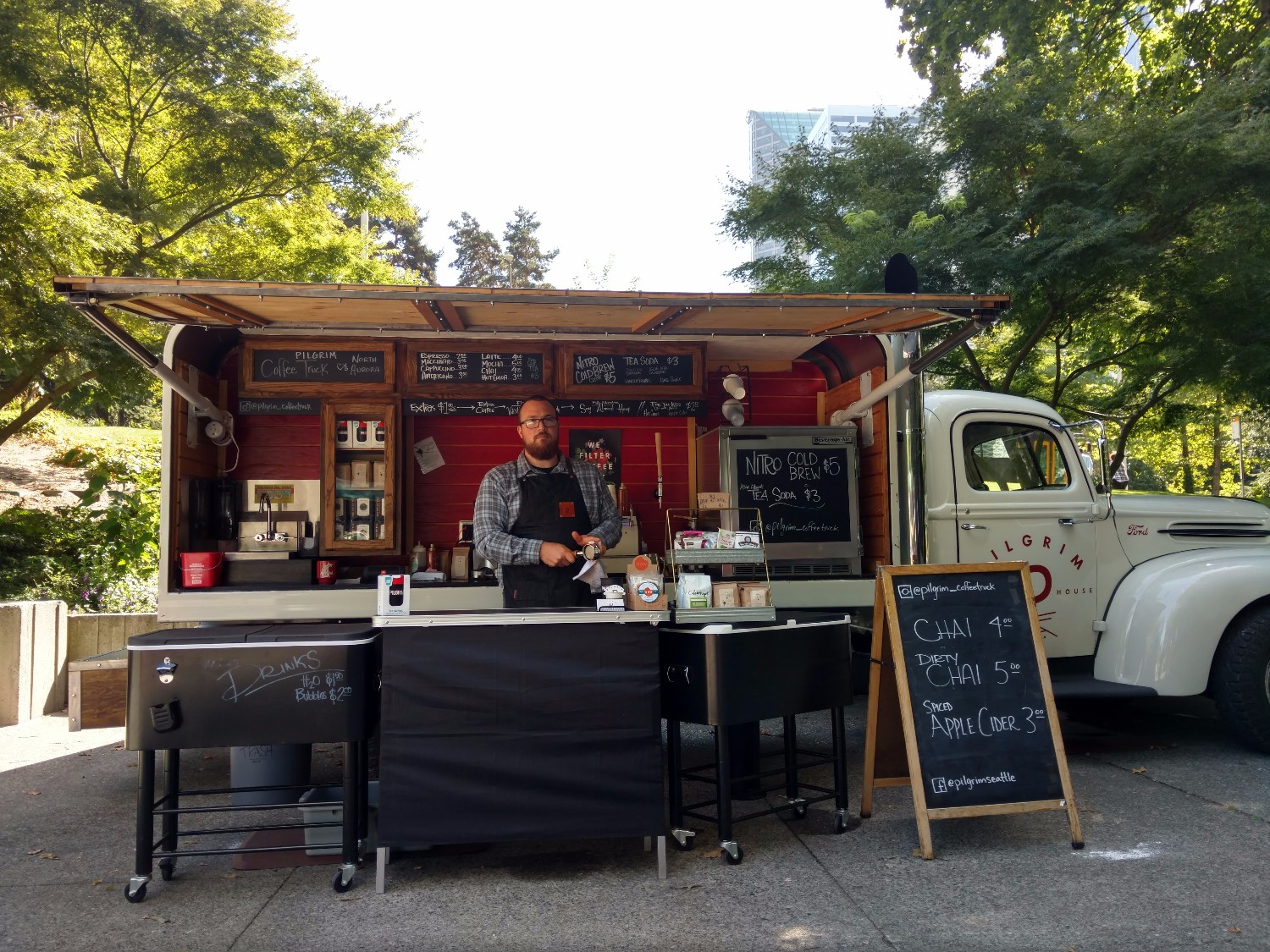 Pilgrim Coffee Truck - Food Truck Schedule - Breakfast, Coffee and Tea ...