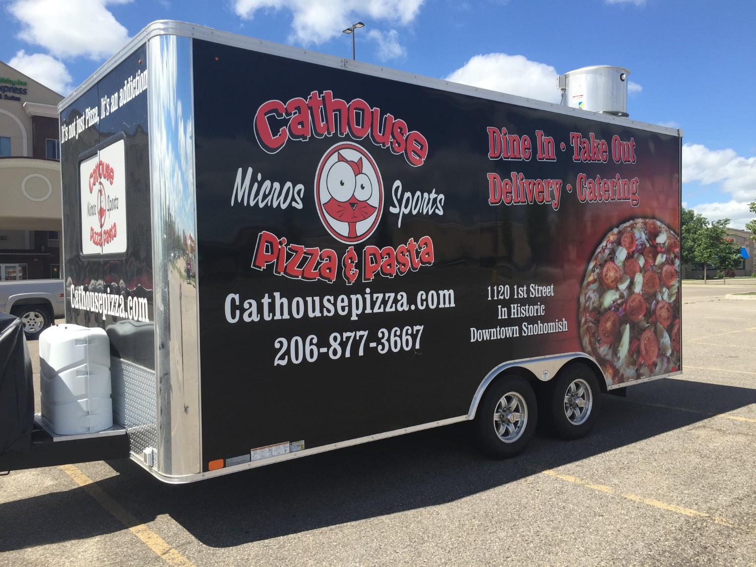 Cathouse Pizza - Food Trailer Schedule - Italian, Pizza, Salads - Food ...