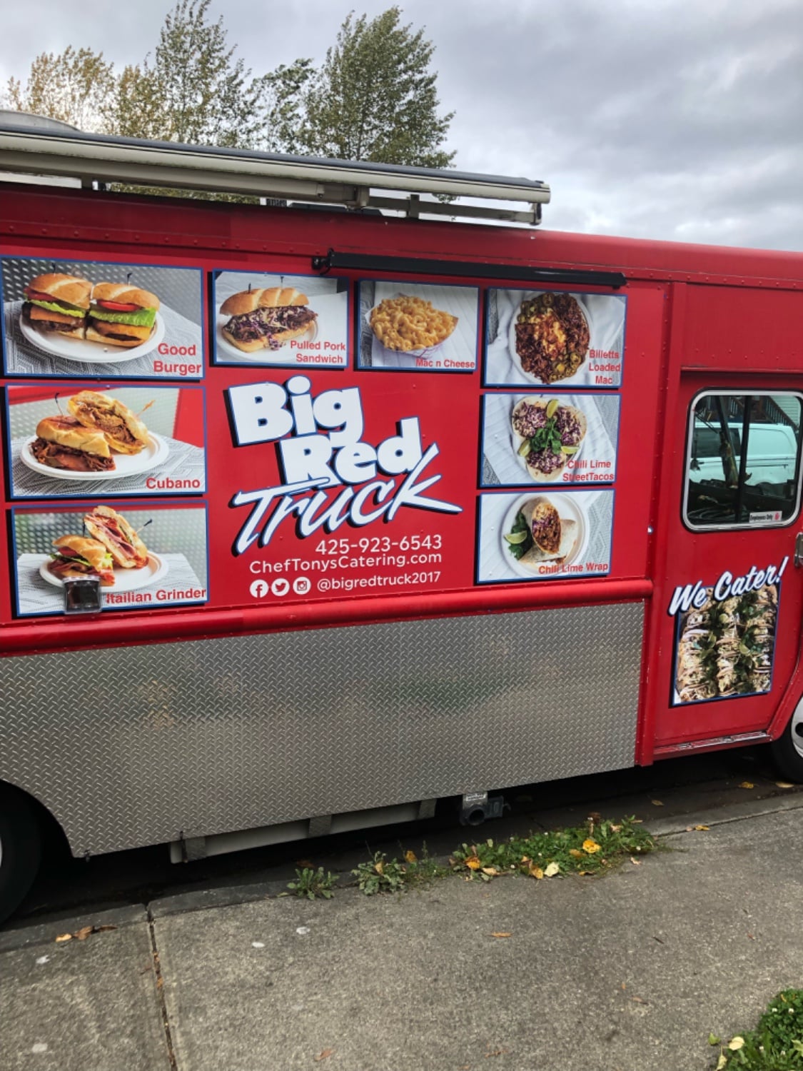 Big Red Truck - Food Truck Schedule - American, Italian, Sandwiches ...